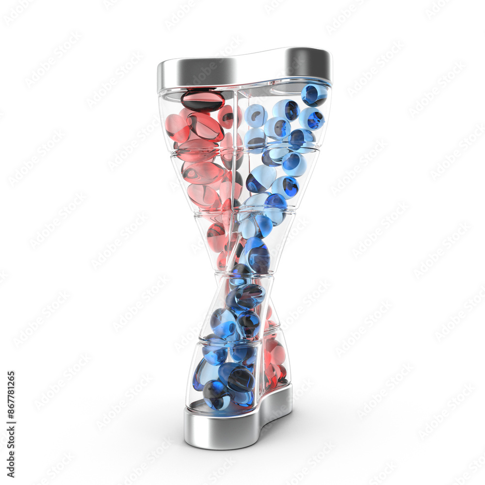 Realistic 3D DNA Model PNG Images | High-Quality DNA Modeling ...