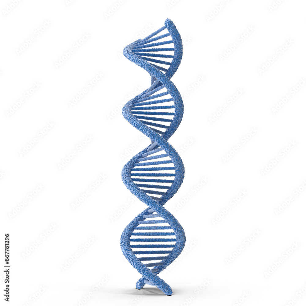Realistic 3D DNA Model PNG Images | High-Quality DNA Modeling ...