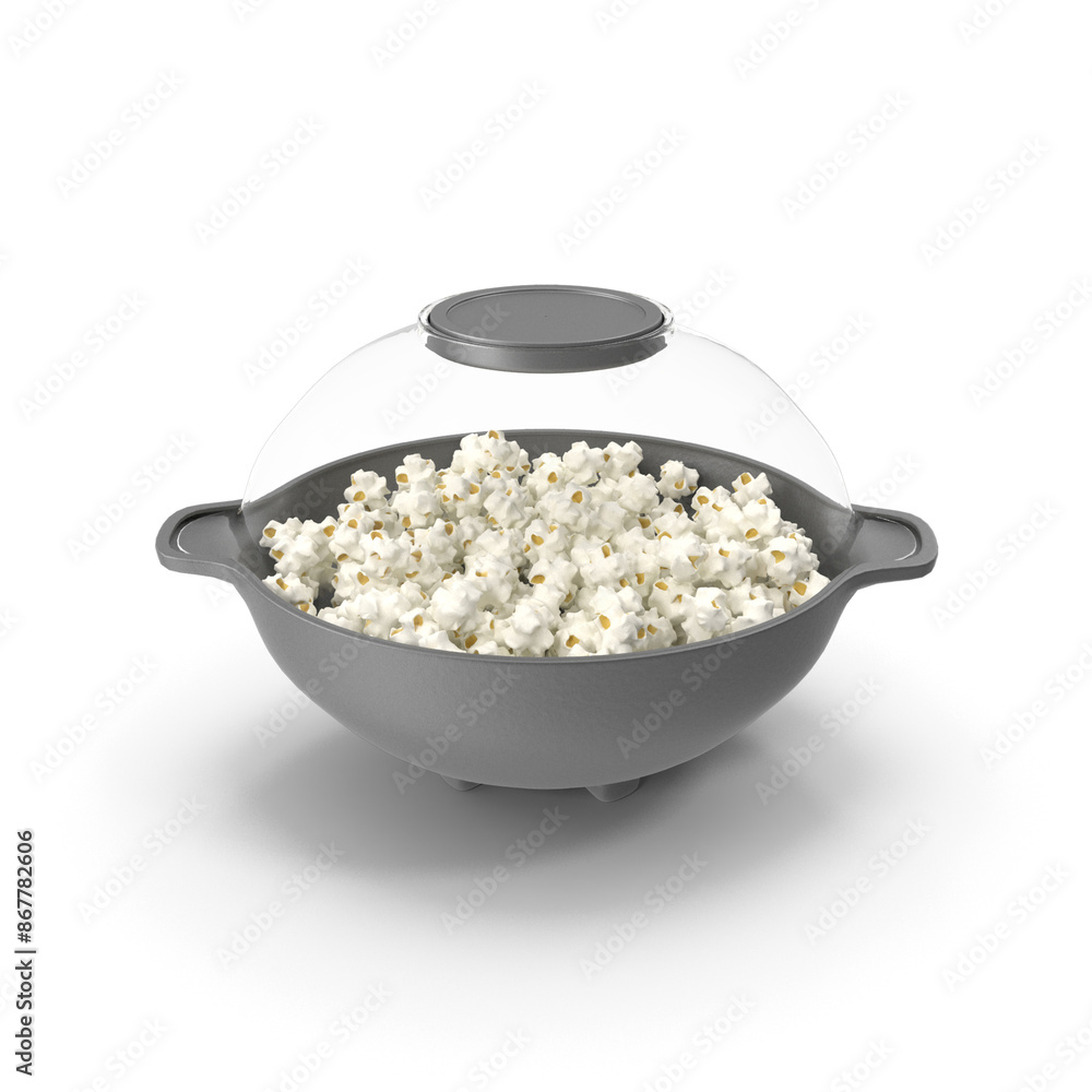 Realistic 3D Movie Popcorn and Medium Mug PNG Images | High-Quality ...