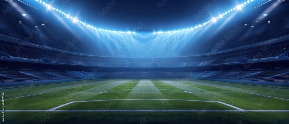 Experience the thrill of competition in a cyber stadium, where dreams ...