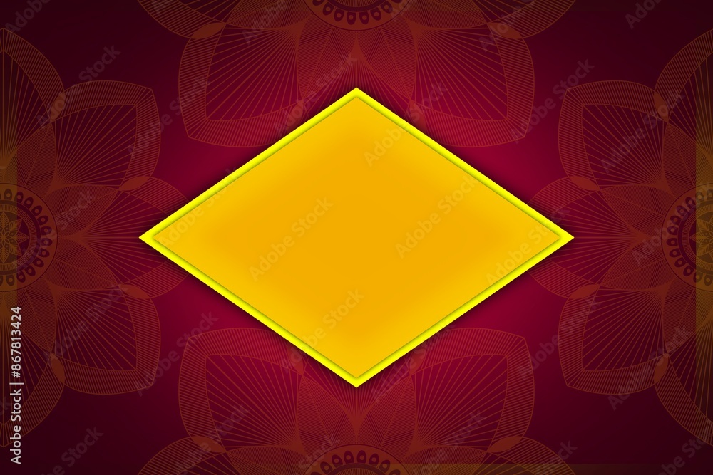 Indian Festival Red Background With Gold Diamond- Indian Festival ...