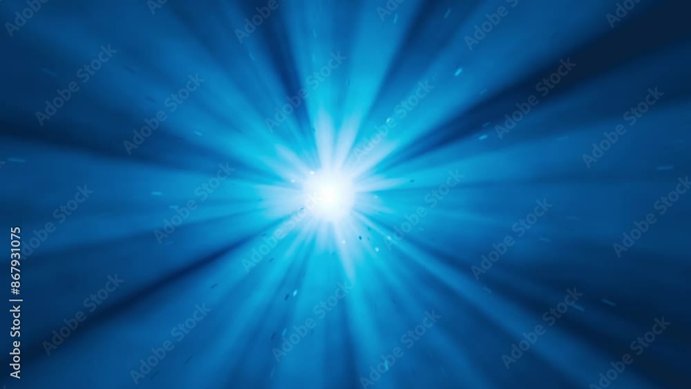 Light rays, 3d render with volumetric spot light crepuscular rays ...