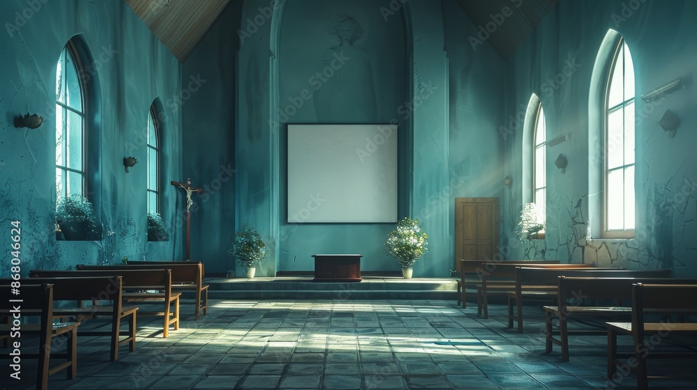 Banner background of Church Day theme banner design for microstock, no ...