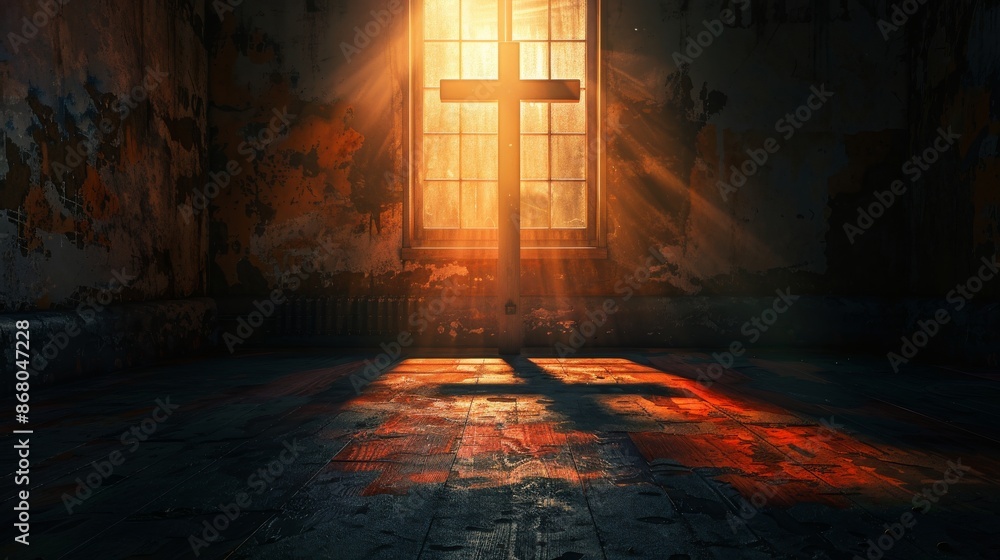 Banner background of Church Day theme banner design for microstock, no ...