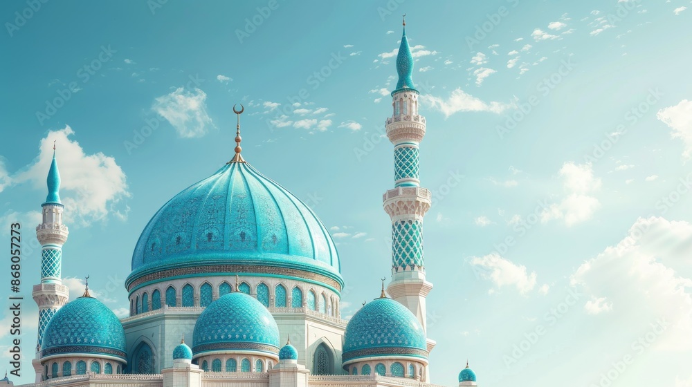 Mosque Dome: banner background of Mosque Day theme banner design for ...