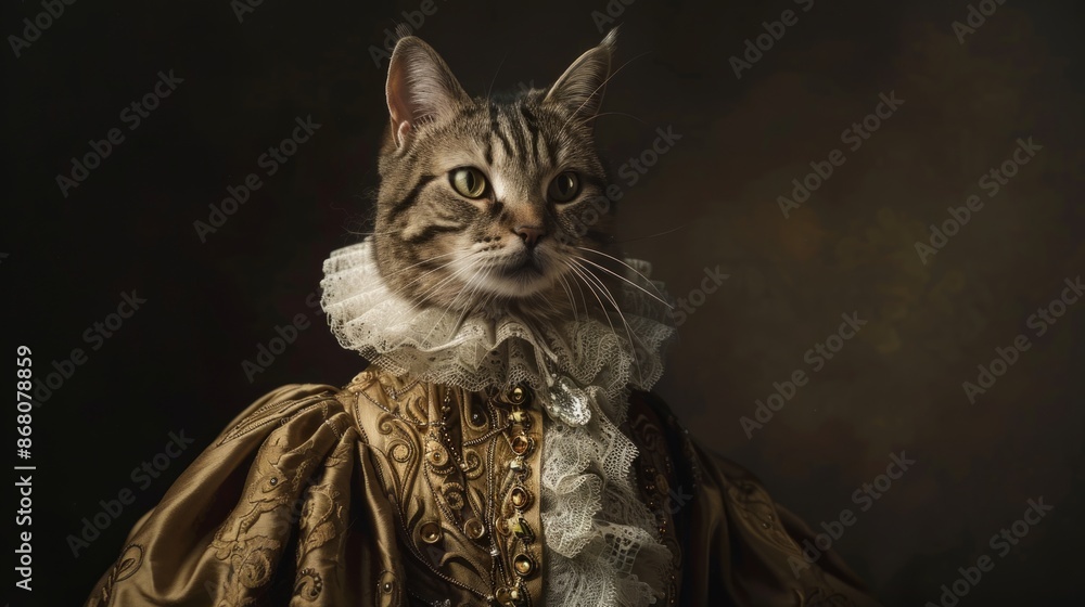 Cats dress up as Regency-era aristocrats in lavish clothes. Have high ...