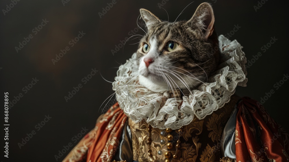 Cats dress up as Regency-era aristocrats in lavish clothes. Have high ...