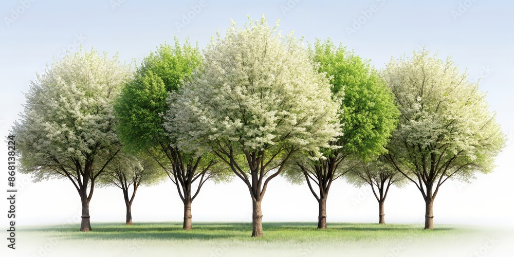 HQ arch viz cutout trees of real serviceberry tree, real, serviceberry ...