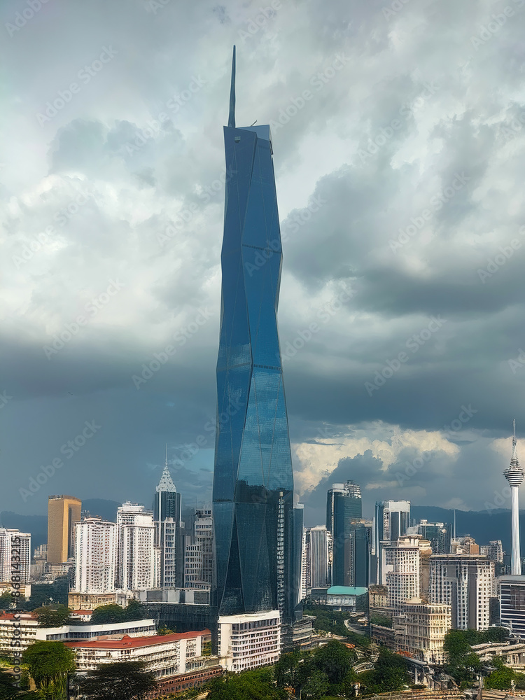Kuala Lumpur, Malaysia - June 26th 2024, the world upcoming tallest ...