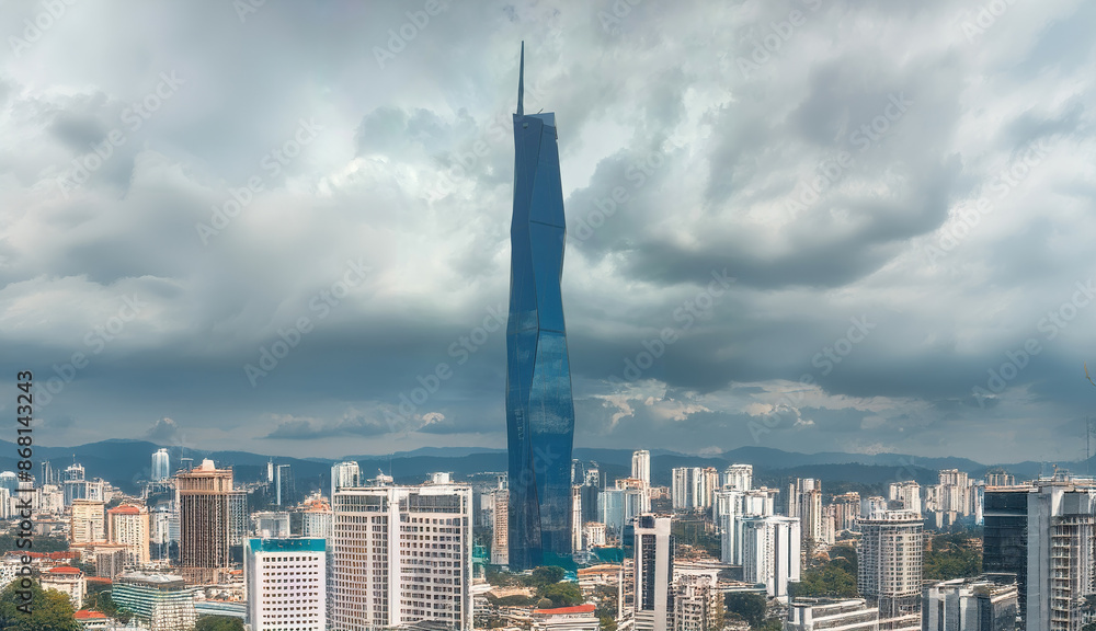 Kuala Lumpur, Malaysia - June 26th 2024, the world upcoming tallest ...