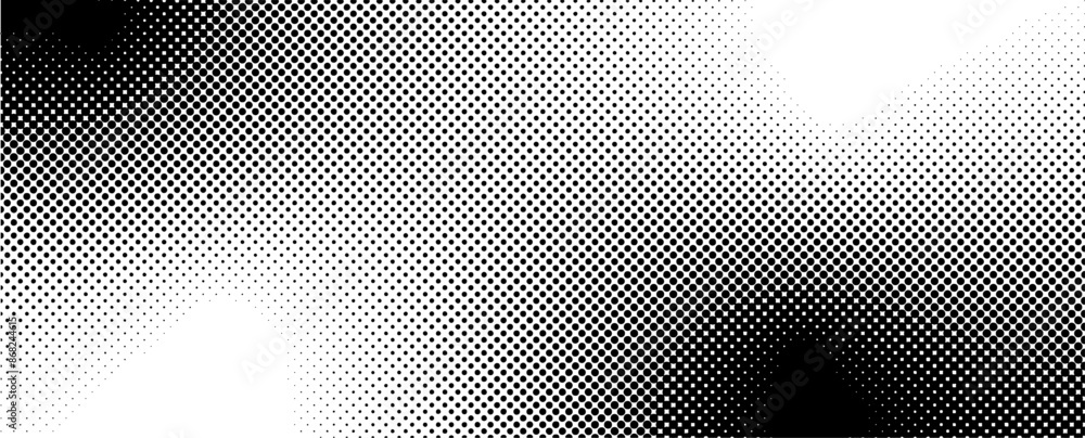 Black fading comic pop art overlay texture. Grunge halftone gradient ...