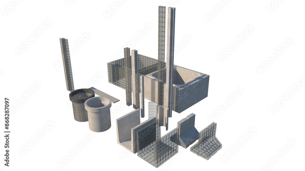 Wide Range of Precast Concrete Products: Pipes, U-Ditches, Posts, Box ...