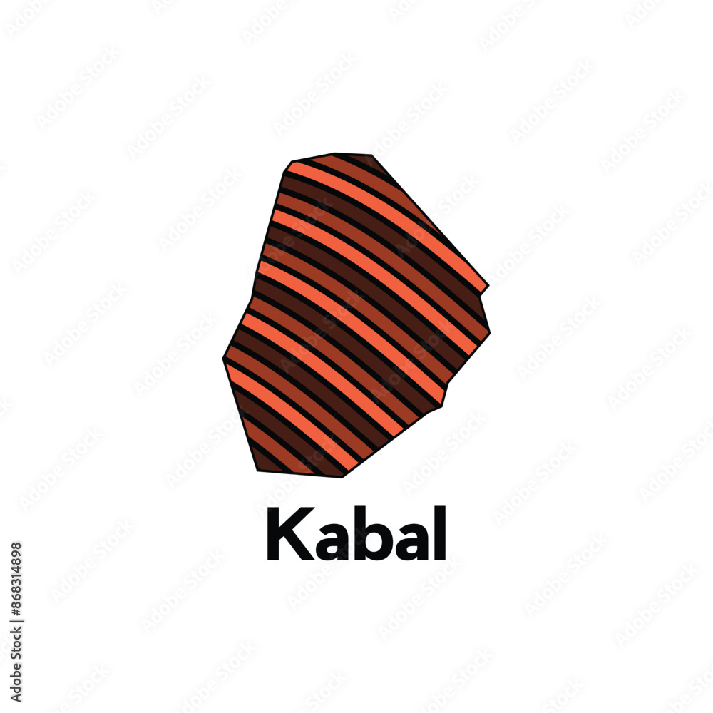 Kabal map. map of the Pakistan Country. Borders of for your infographic ...