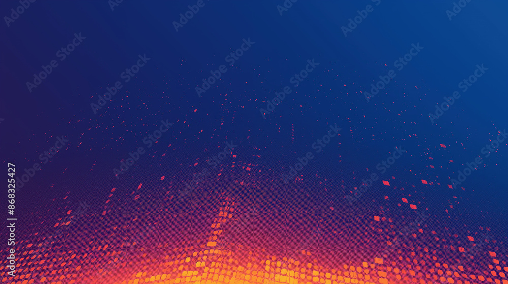 Dither bitmap texture. 8 bit electronic arcade game graphic, horizontal ...