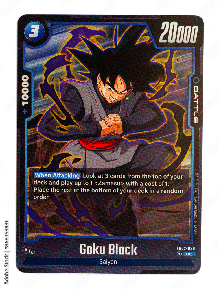Hamburg, Germany - 06292024: top shot photo of the English dragon ball ...