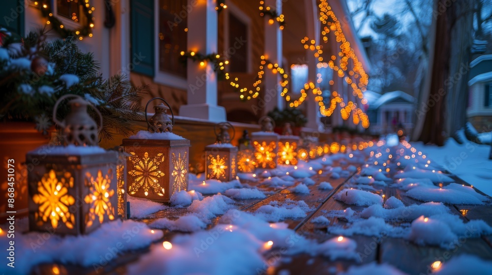 Create a magical pathway to your front door with luminous luminaries ...