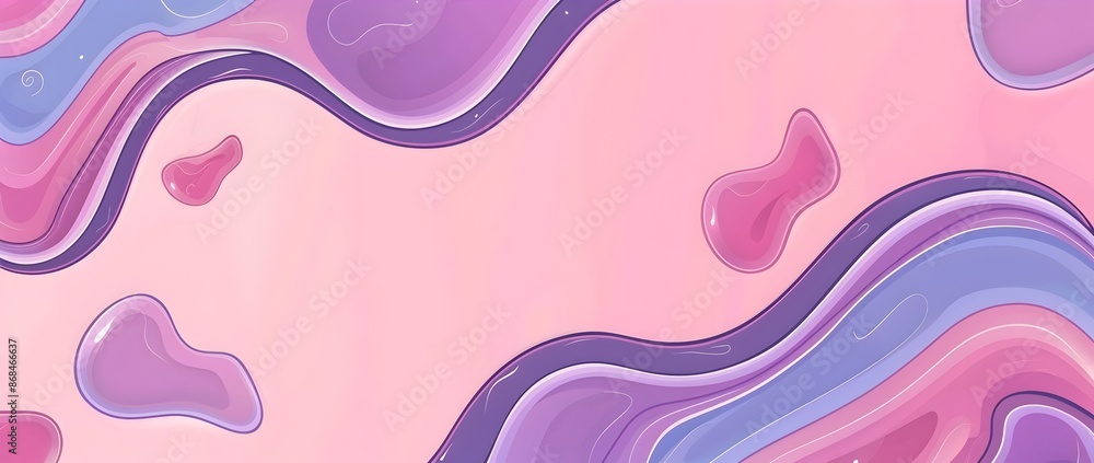 Cute Pink and Purple Pop Art Style Poster or Banner Background for ...