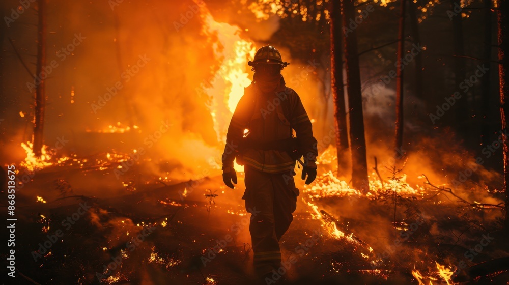 The duties of a Wildland Firefighter include extinguishing forest fires ...