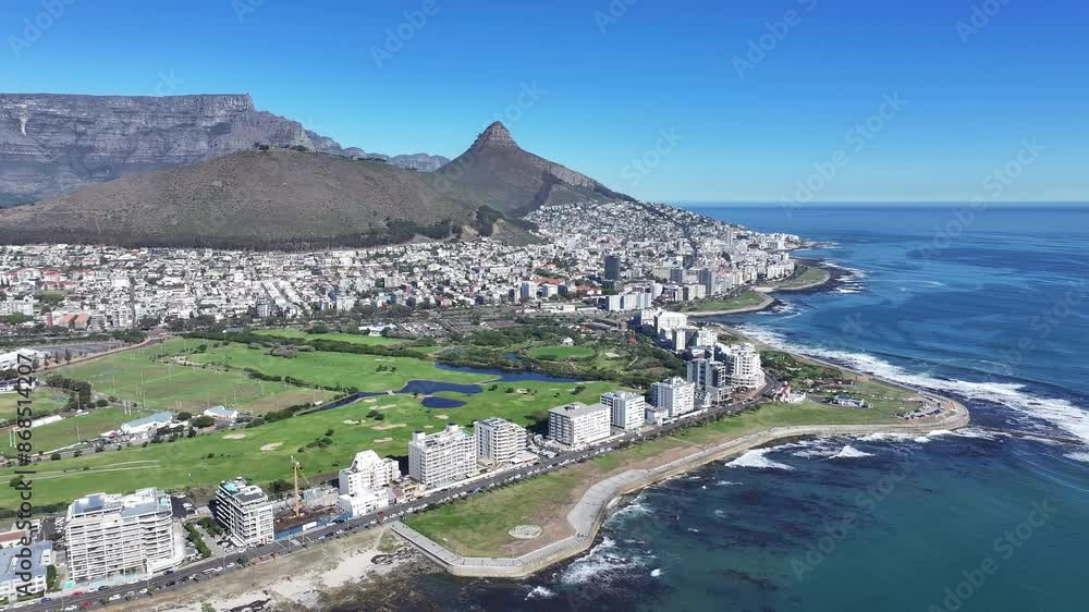 Green Point At Cape Town Western Cape South Africa. Maritime Cape Town ...