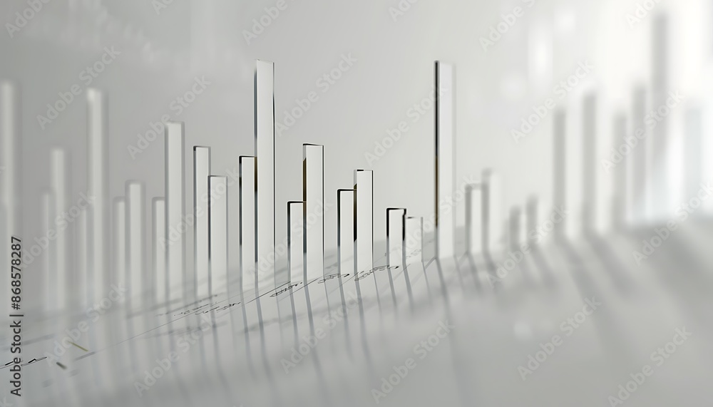 A clean white background with a bar graph displaying a remarkable spike ...
