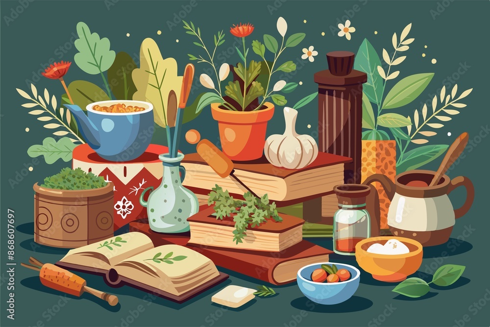 Renaissance, centerpiece, cookbook, collection of Renaissance-inspired ...