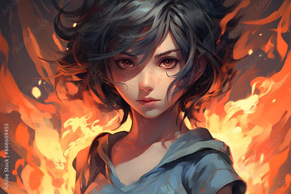 anime girl portrait wallpaper, anime style wallpaper, wallpaper ...