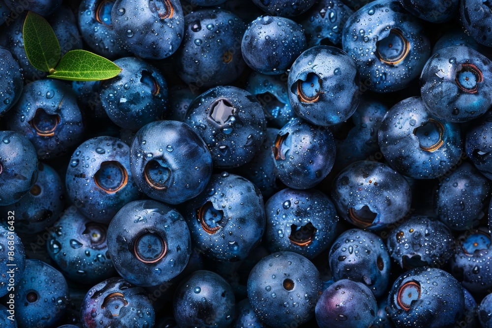 Blueberry texture background, Cyanococcus fruits pattern, blue purple ...