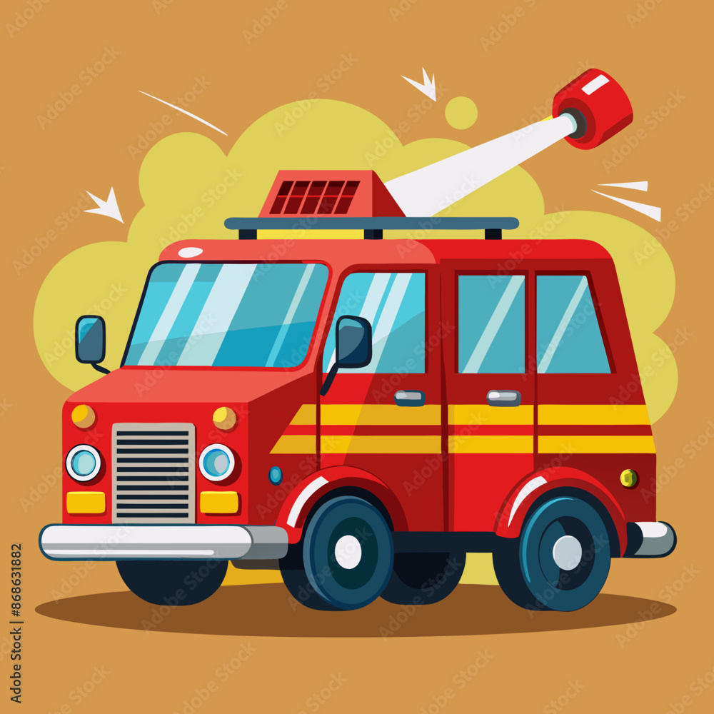 fire truck, fire engine, firefighting vehicle, emergency vehicle ...