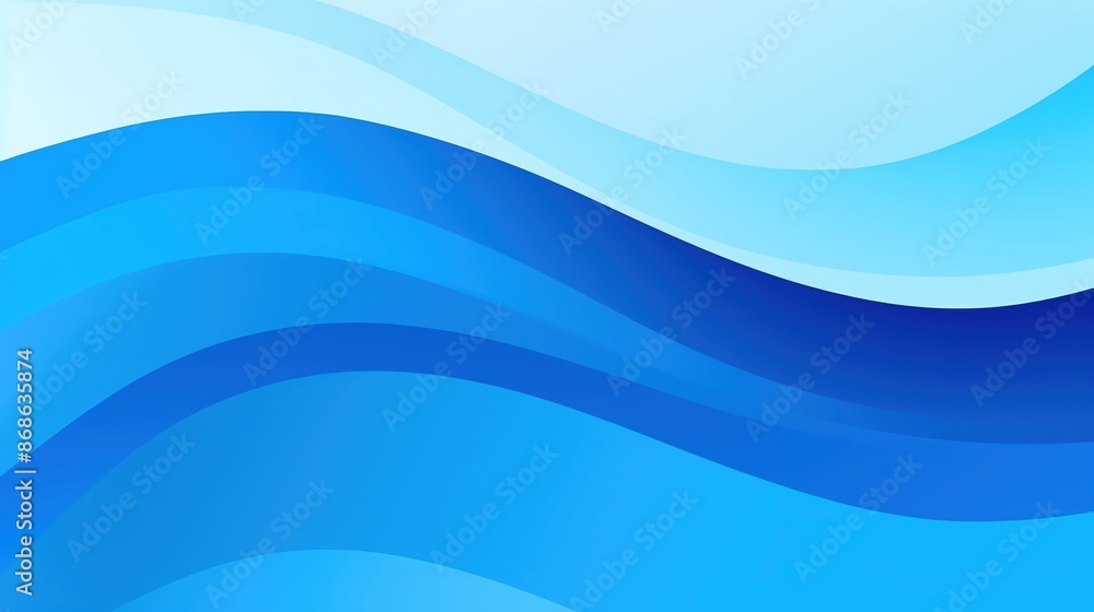 Abstract blue wave pattern background with fluid curves and gradient ...