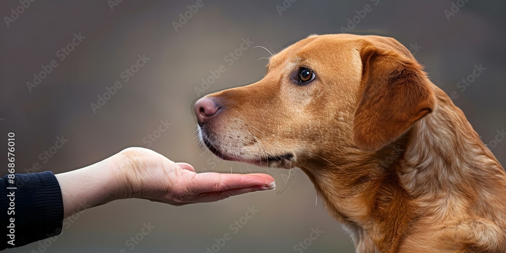 Training a Dog for Self-Defense in Human and Dog Attacks. Concept Dog ...
