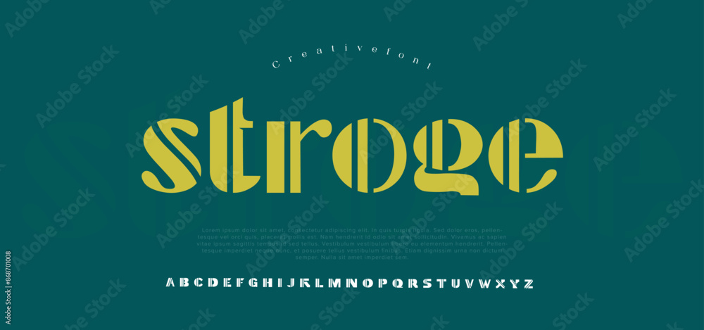 Stroge retro font set. Alphabet letters number in style of comics, pop ...