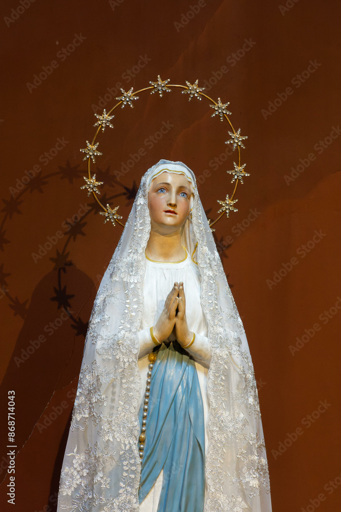 Apparition of the Virgin Mary, Our Lady of Lourdes, to Bernadette ...