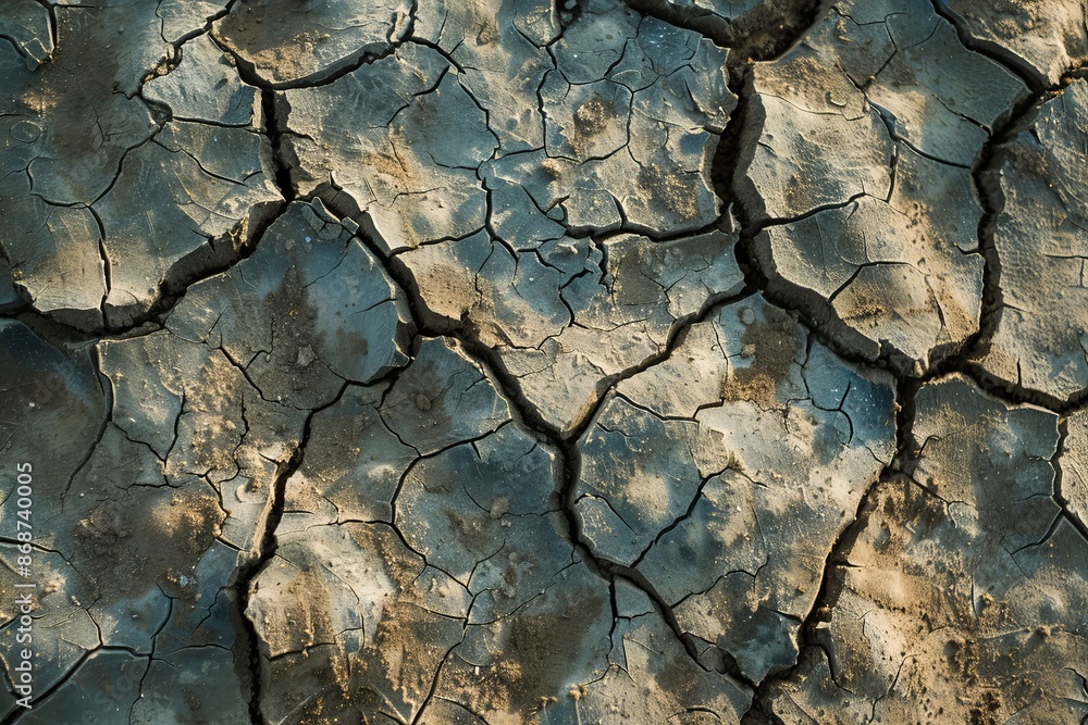 Scorching hot weather captured in high quality image showing a drought ...