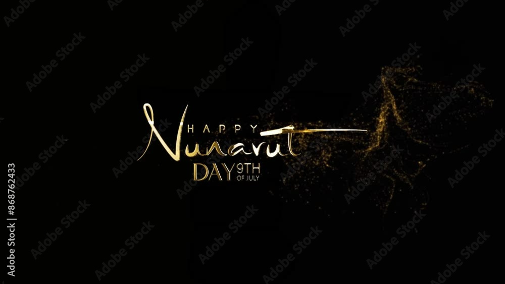 Happy Nunavut Day 2024, Canadian Happy Nunavut Day, Nunavut Text ...