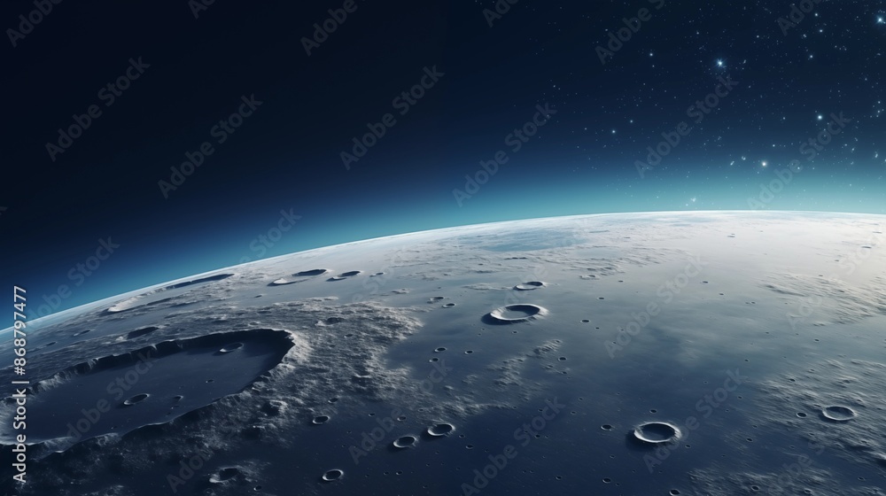 Extremely detailed Extreme closeup, unreal imagination with Moon, boca ...