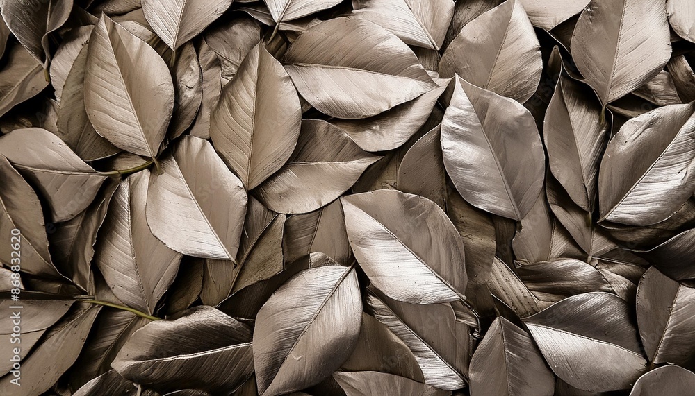 seamless silver leaf background texture transparent overlay shiny light ...