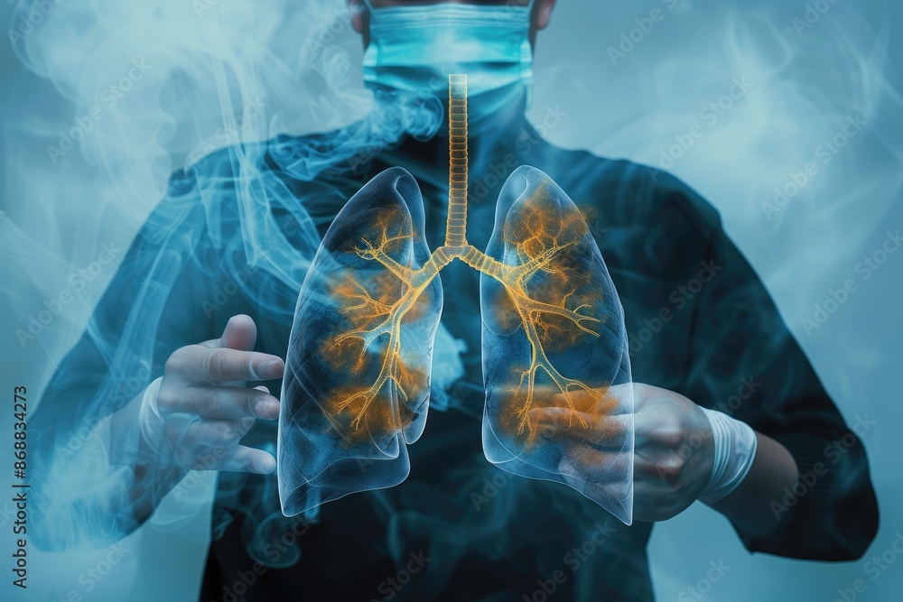 Pulmonary concerns, problems of lung disease, as emphysema, bronchitis ...