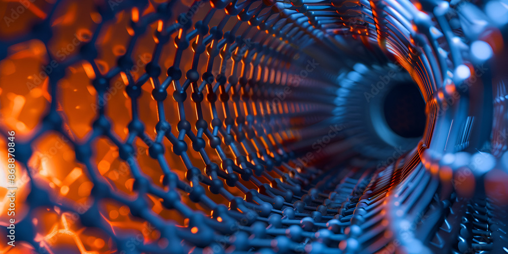 Sturdy Graphite Cylinder: Hexagonal structure provides strength ...