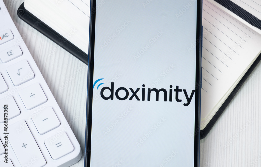 New York, USA - 30 June 2024: Doximity Logo on Phone Screen, Company ...
