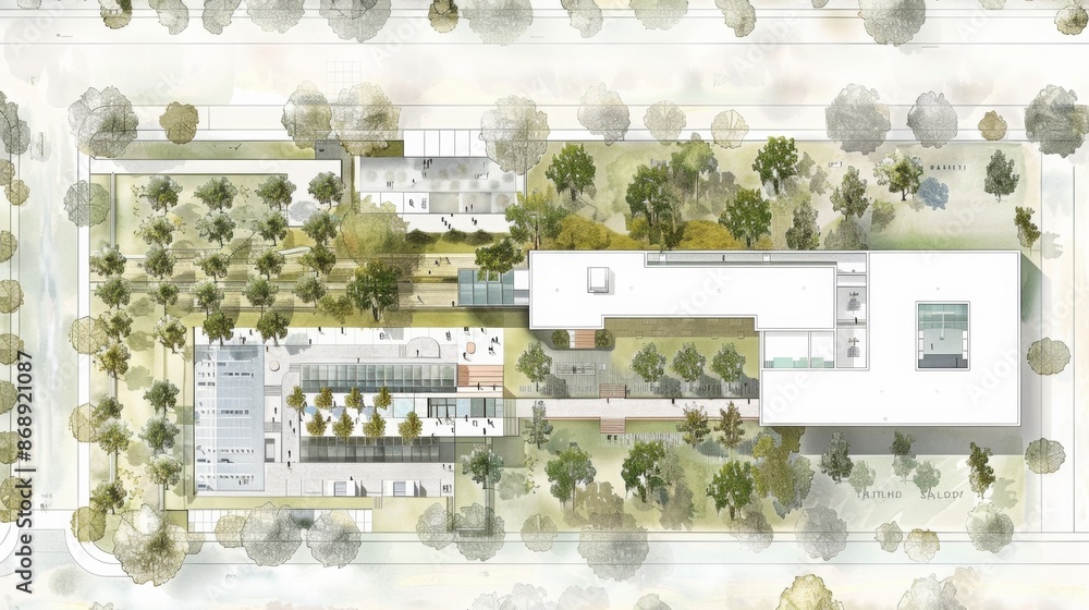 Public Building Plans: Public Facilities and Accessibility Details ...