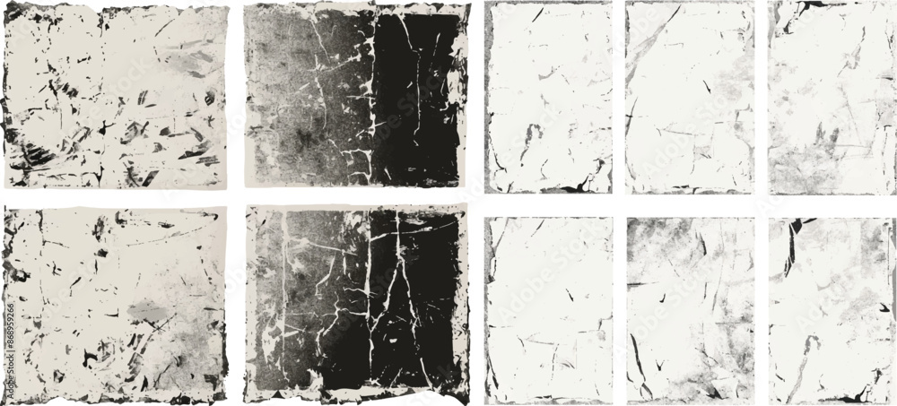 Vintage grunge paper texture. Old worn overlay distressed background. Torn and crumpled pattern ...