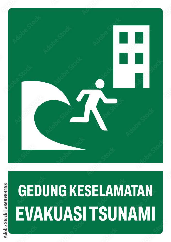 ISO emergency and first aid safety signs in indonesian_gedung ...