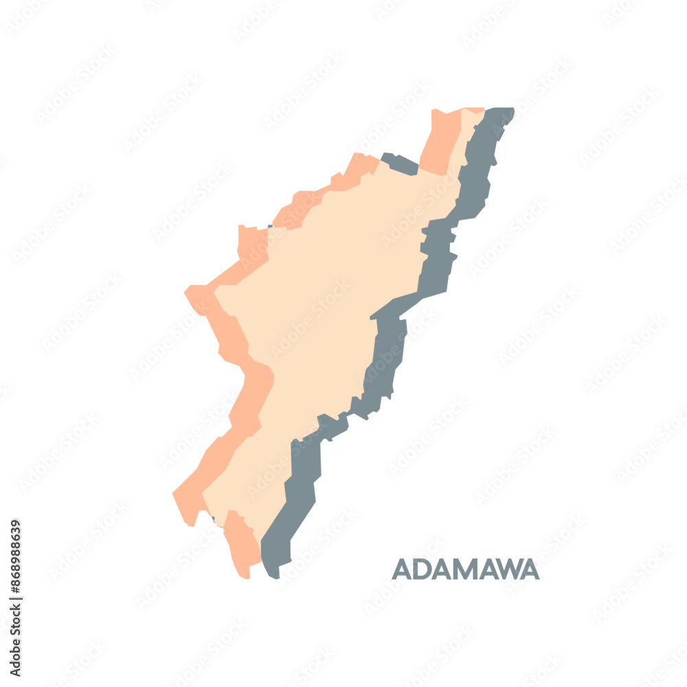 Adamawa highlands africa map