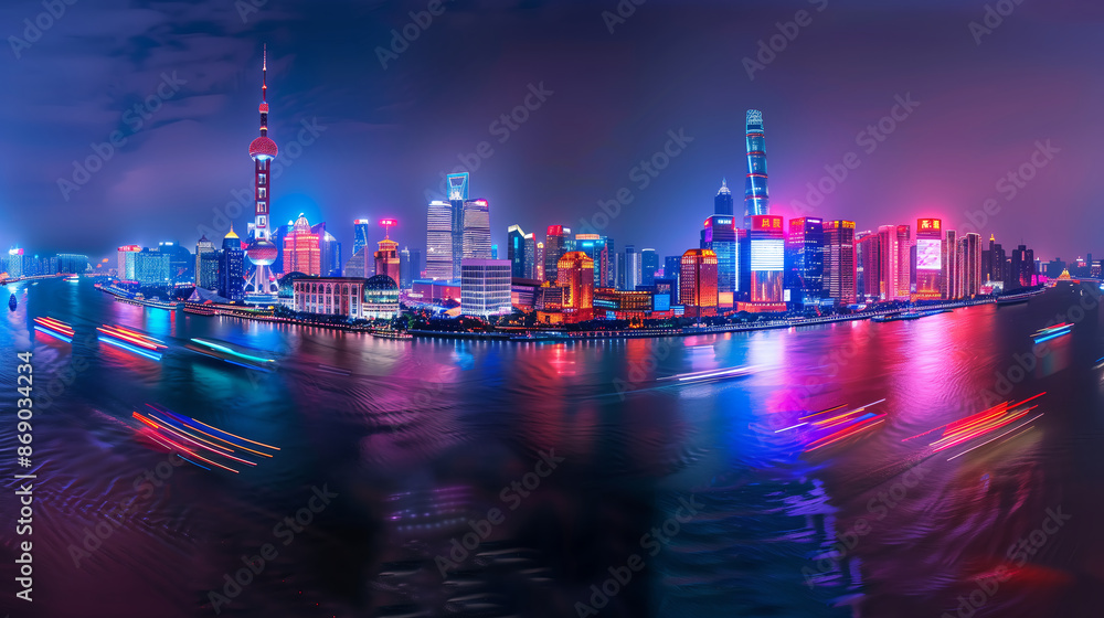 Shanghai Bund Night View, Light Show, City Night View, Shanghai Travel ...