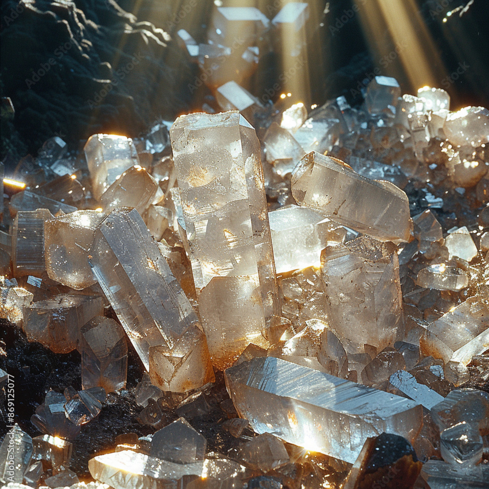 Natural Titanium Dioxide Crystal Formation- High-resolution image of ...