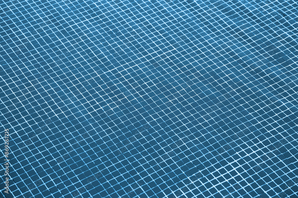 Blue mosaic background wallpaper. wall tile ceramic for architecture ...