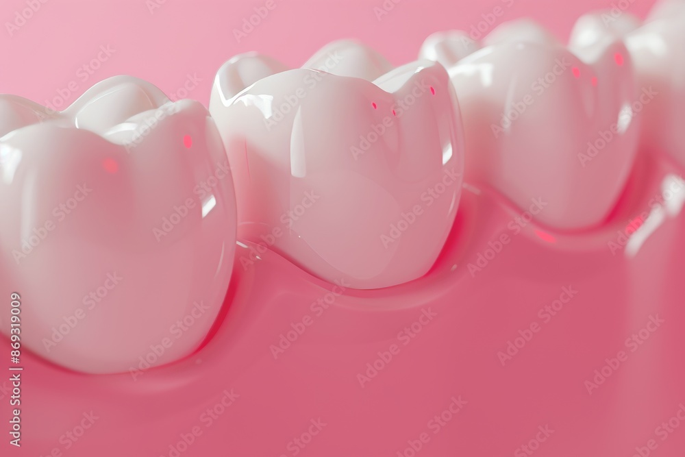 ภาพประกอบสต็อก Artificial teeth in dentistry, medicine, and prosthetics ...