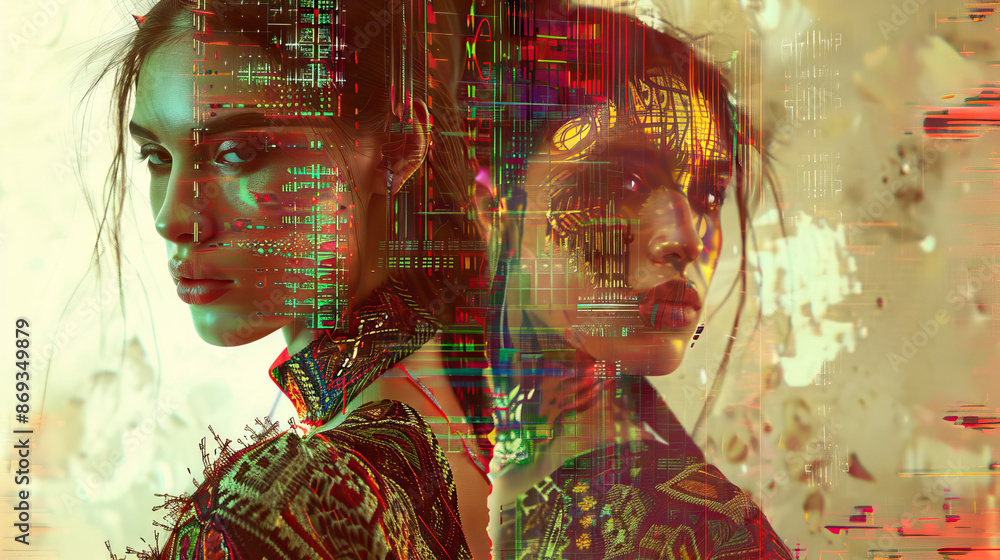 Aesthetic Techno Tribe: Models adorned in tribal inspired fashion ...