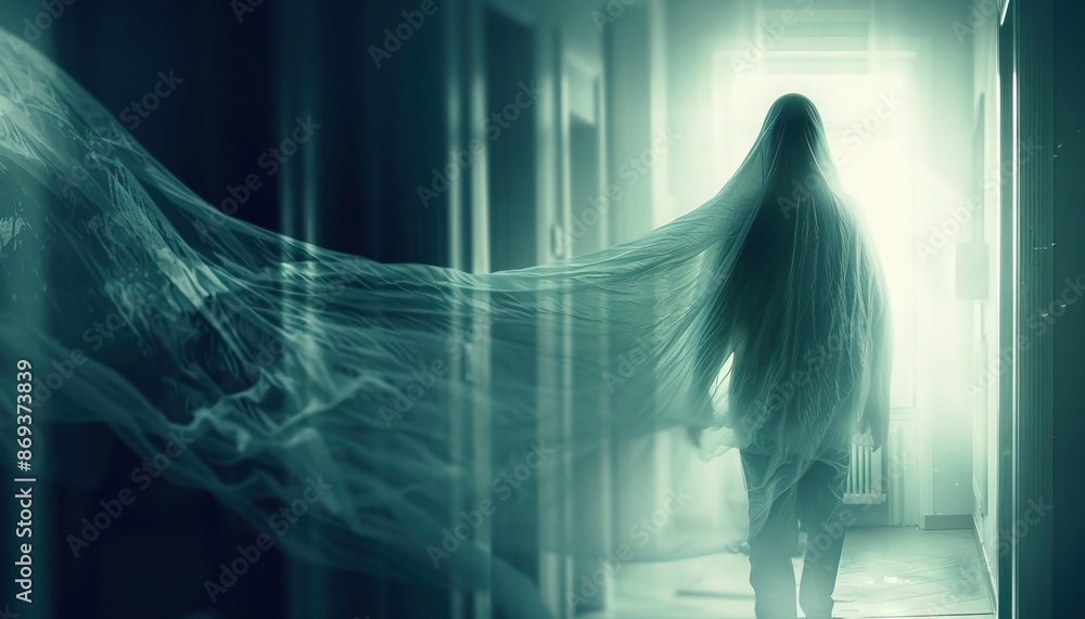 PTSD is a haunting ghost: Picture a ghostly figure following a person ...