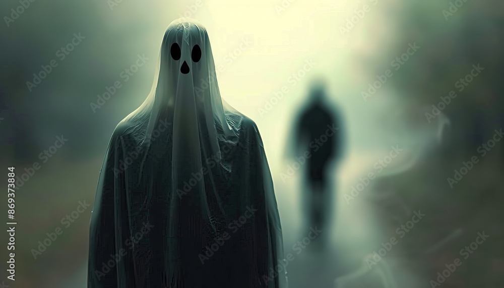 PTSD is a haunting ghost: Picture a ghostly figure following a person ...